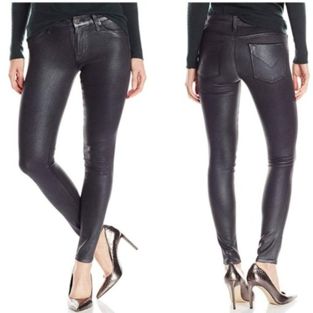 Rare Hudson Nico Super Skinny Metallic Black - Gem